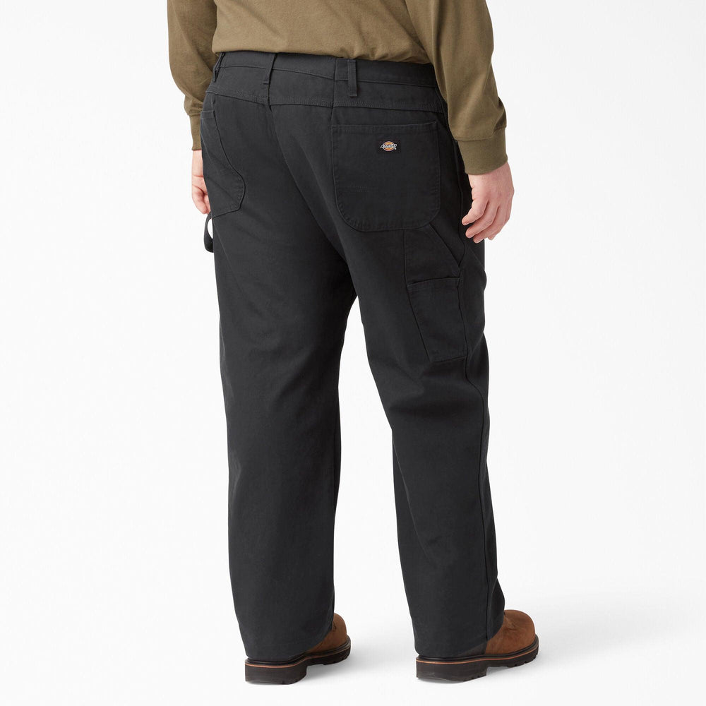 Relaxed Fit Heavyweight Duck Carpenter Pants, Black
